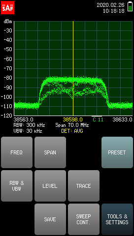 Handheld spectrum analyzer for professionals - 10 MHz - 87 GHz