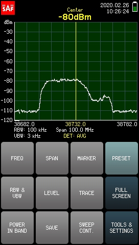 Handheld spectrum analyzer for professionals - 10 MHz - 87 GHz