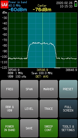 Handheld spectrum analyzer for professionals - 10 MHz - 87 GHz