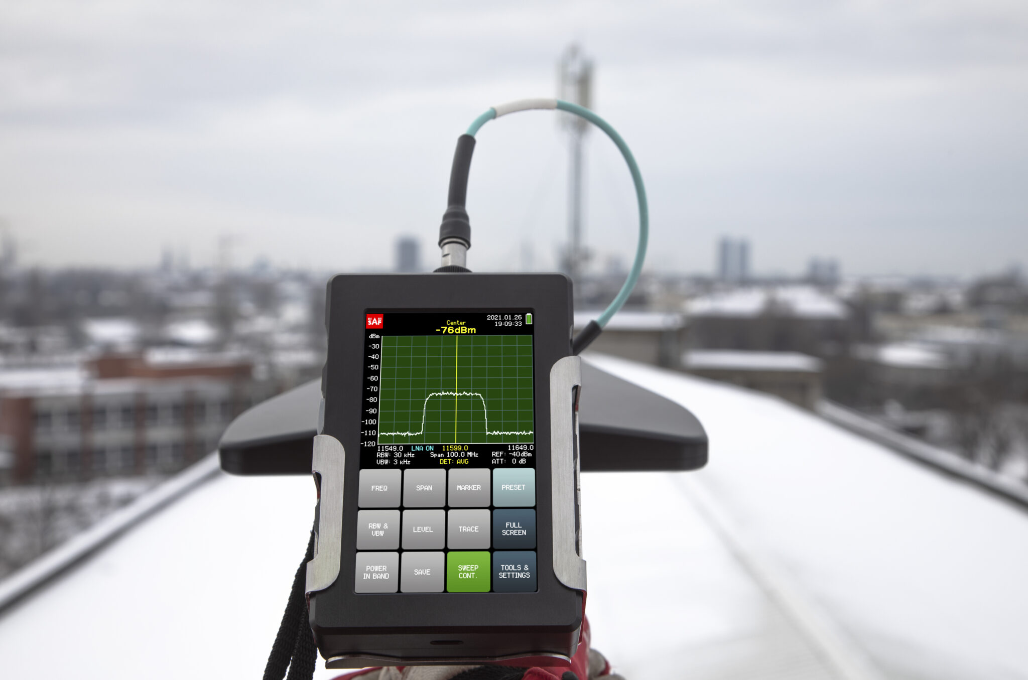 Portable Field Spectrum Analysis Device for Utilities Wireless Operations