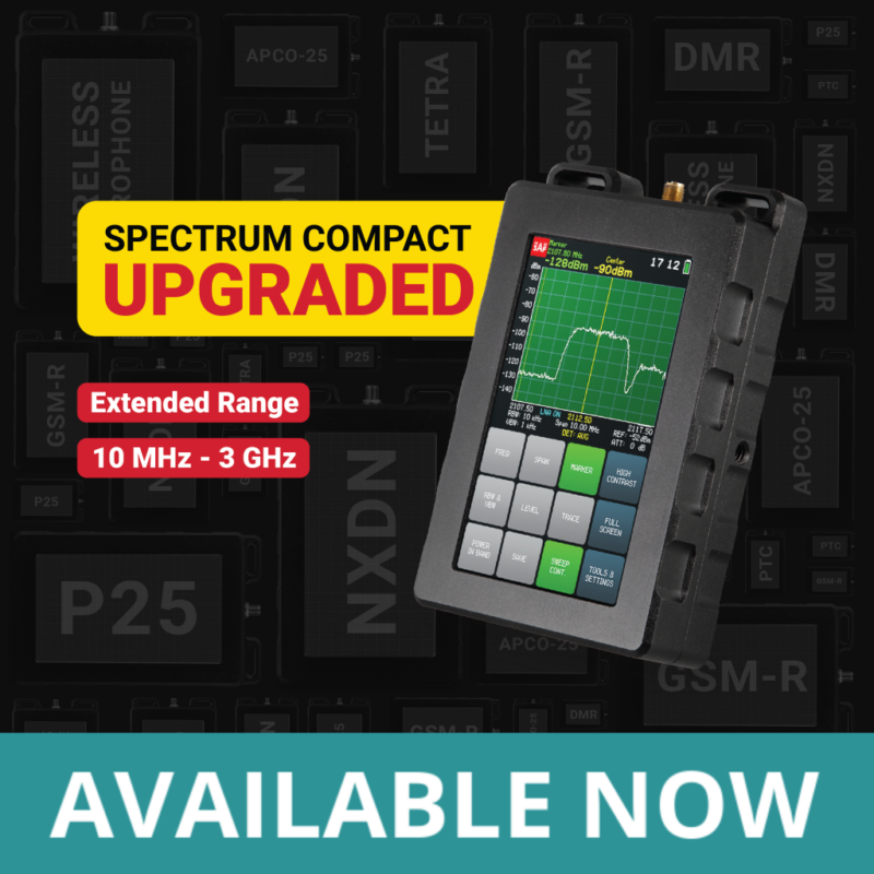 Handheld spectrum analyzer for professionals - 10 MHz - 87 GHz