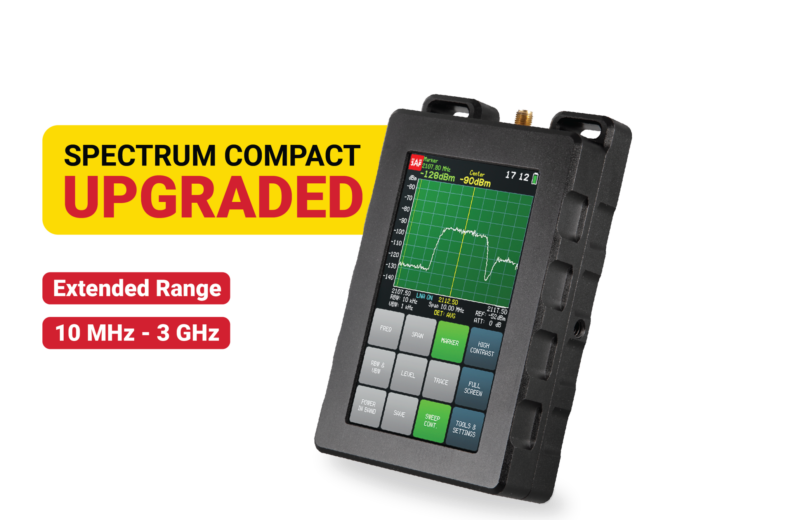 Handheld spectrum analyzer for professionals - 10 MHz - 87 GHz