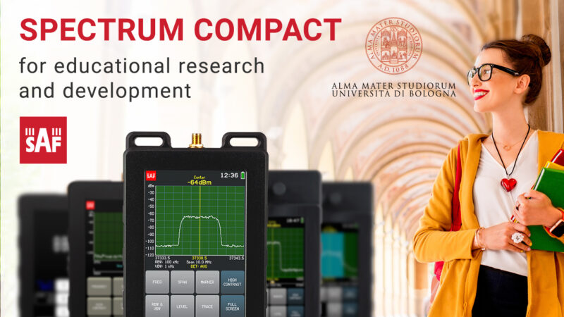 Handheld spectrum analyzer for professionals - 10 MHz - 87 GHz